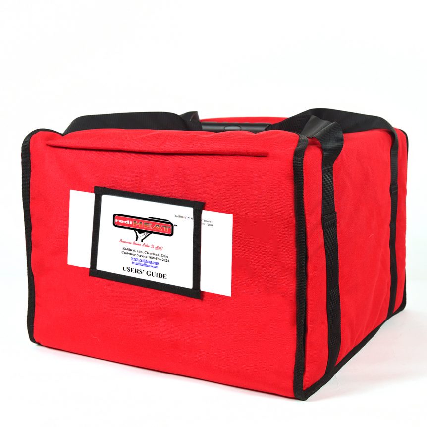 Pizza Warming Bags Red 5 Pie Bag